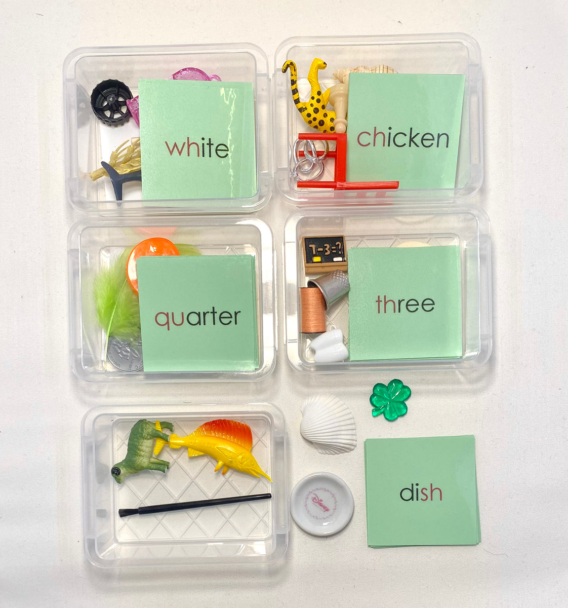Consonant Digraphs "th" words and objects – A A Montessori Materials