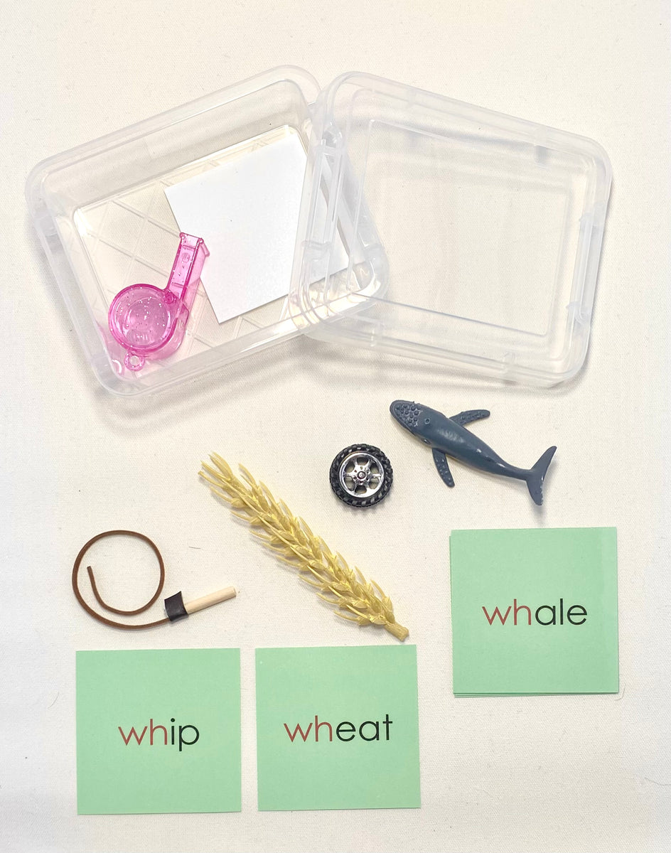 Consonant Digraphs "wh" words and objects – A A Montessori Materials